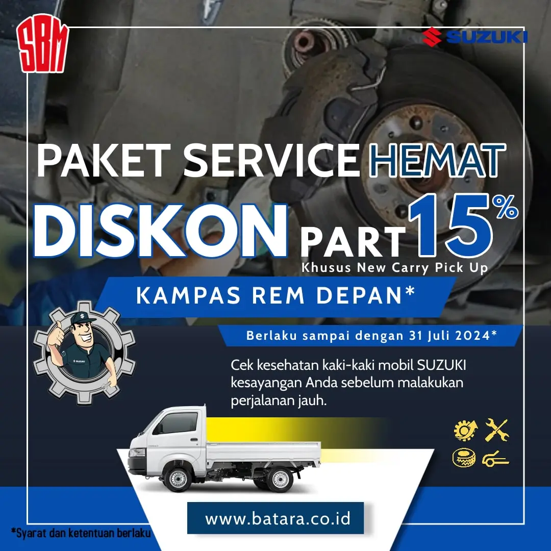 Paket Service Hemat Diskon Part 15% - Surya Batara Mahkota